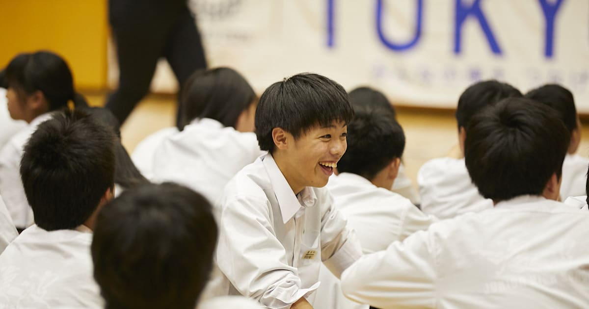 A special Torch Relay class for students in Miyagi