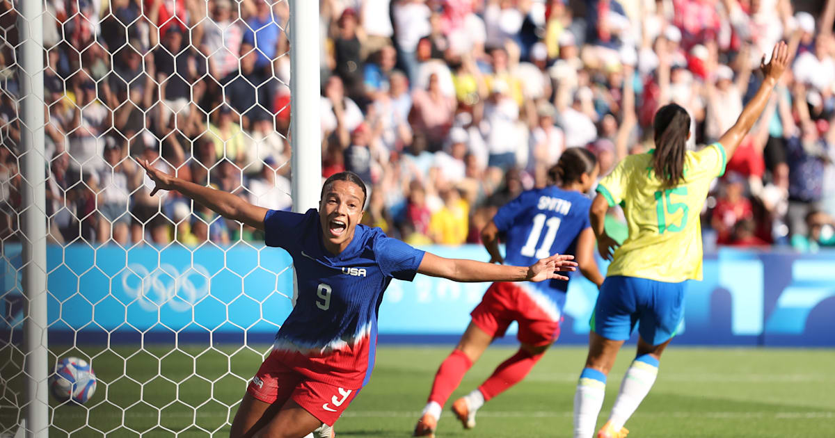 Paris 2024 football: USWNT wins incredible fifth Olympic gold over ...