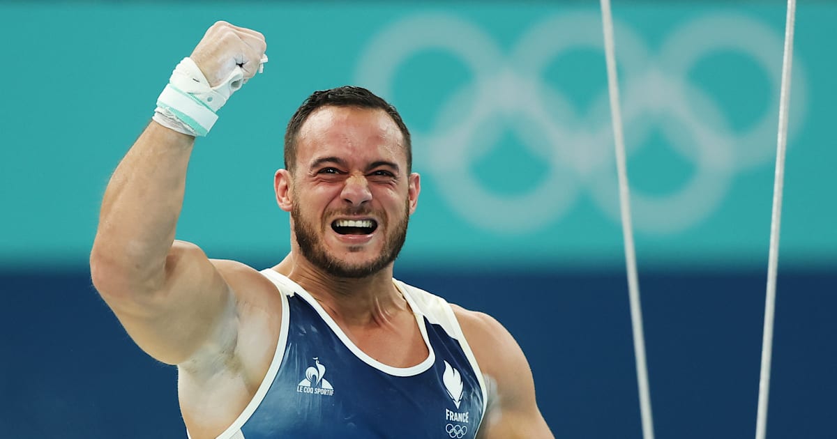 JO de Paris 2024 - Gymnastique artistique : Samir Aït-Saïd après sa qualification en finale des ...
