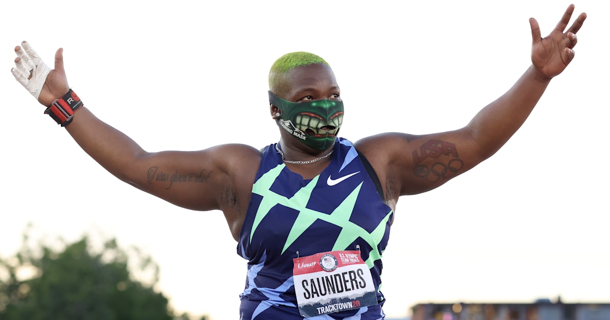 'I belong here': Raven Saunders battles depression for shot at Tokyo crown