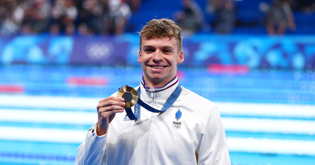 Leon Marchand - Herren 200m Brust | Goldmedaille Highlights | Schwimmen ...