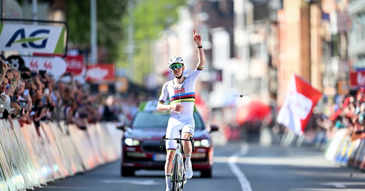 Cyclisme sur route - Liège-Bastogne-Liège 2025 : Tadej Pogacar s'offre un troisième succès sur ...