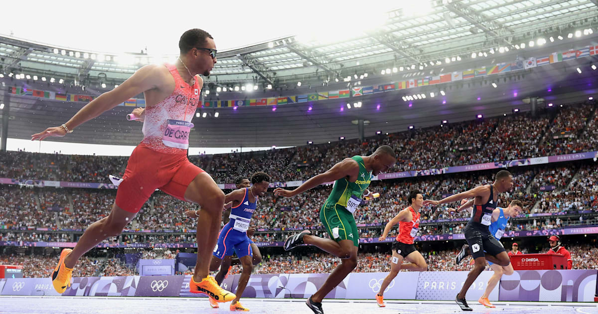 Эстафета 4х100м, финал (м) | Легкая атлетика | Олимпиада в Париже-2024