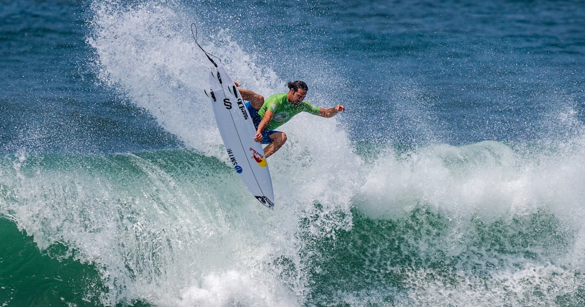 Surfing aerialist and family man Jordy Smith 'hungry more than ever'