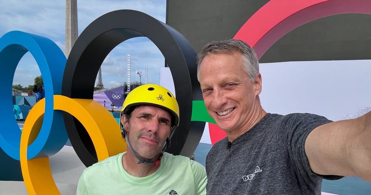 Tony Hawk “super proud” of 51-year-old Andy Macdonald’s Olympic achievement