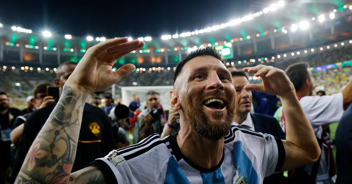 Brazil vs Argentina football, FIFA World Cup 2026 qualifiers highlights.