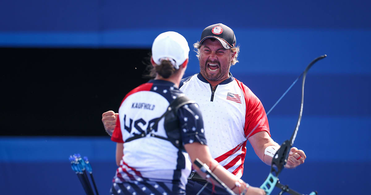 Mixed Team Bronze Medal Match IND - USA | Archery | Olympic Games Paris ...