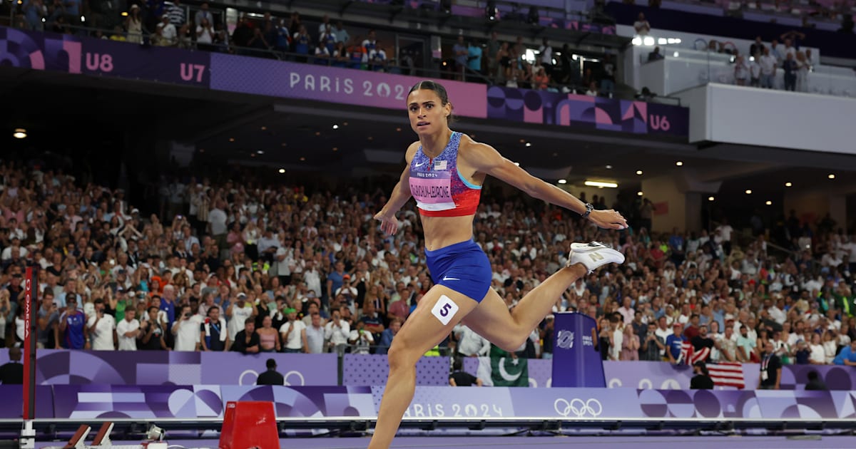 Sydney McLaughlin-Levrone on breaking world record to win Paris 2024 gold