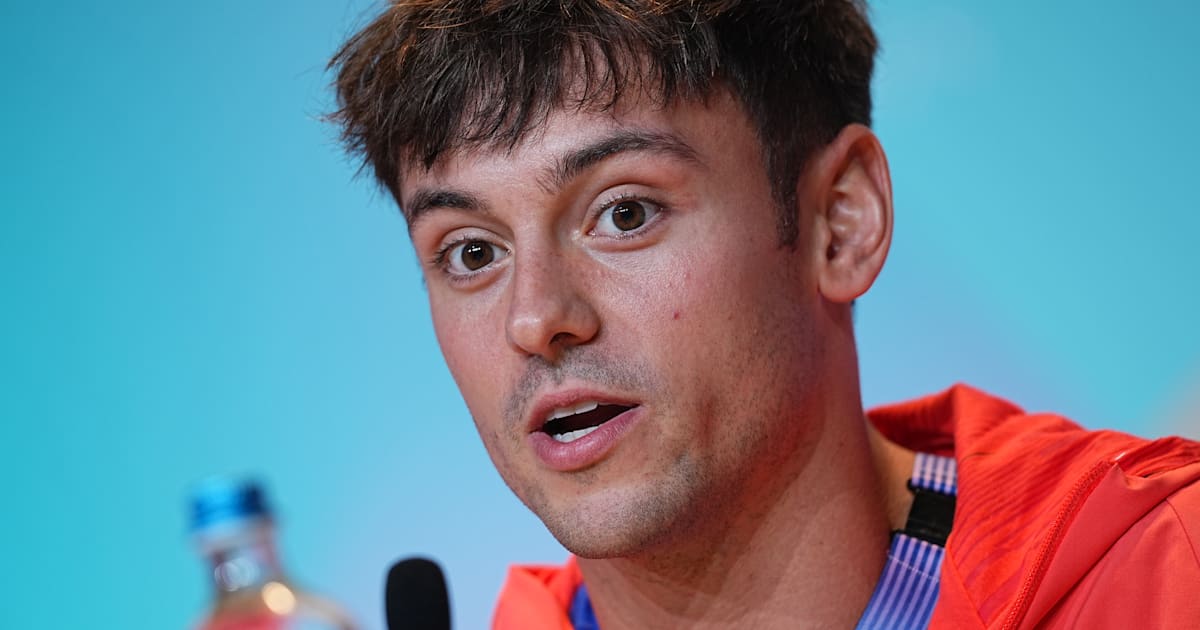 GB flagbearer Tom Daley on returning to Olympic stage at son’s request