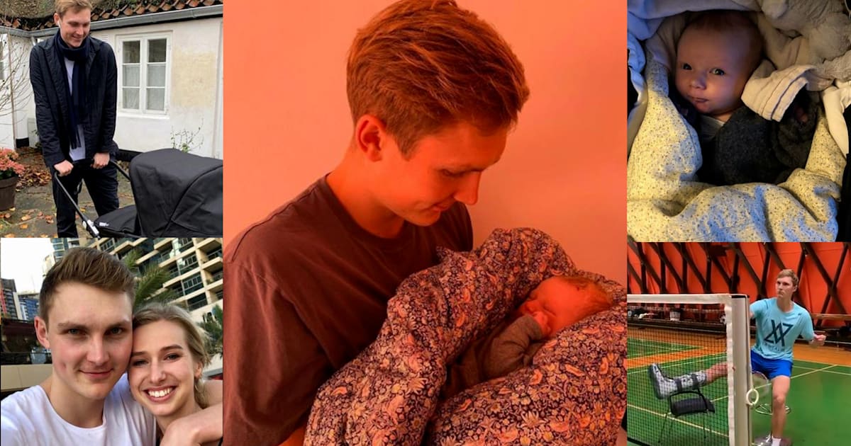 New father Viktor Axelsen back in training after surgery