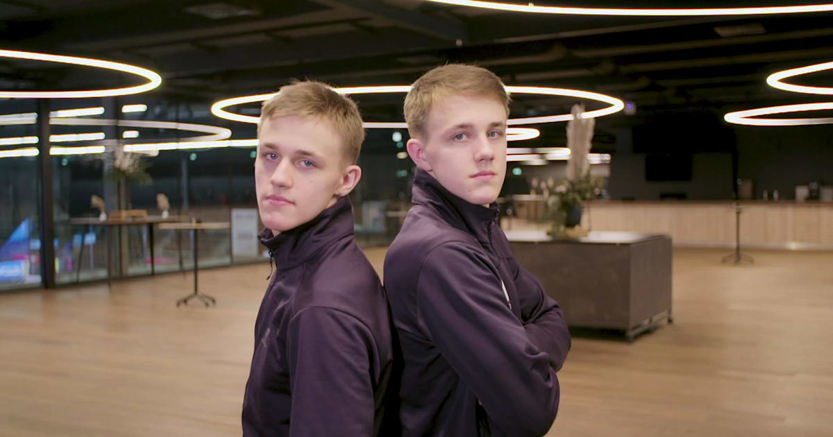 Estonian ice hockey twins are double trouble