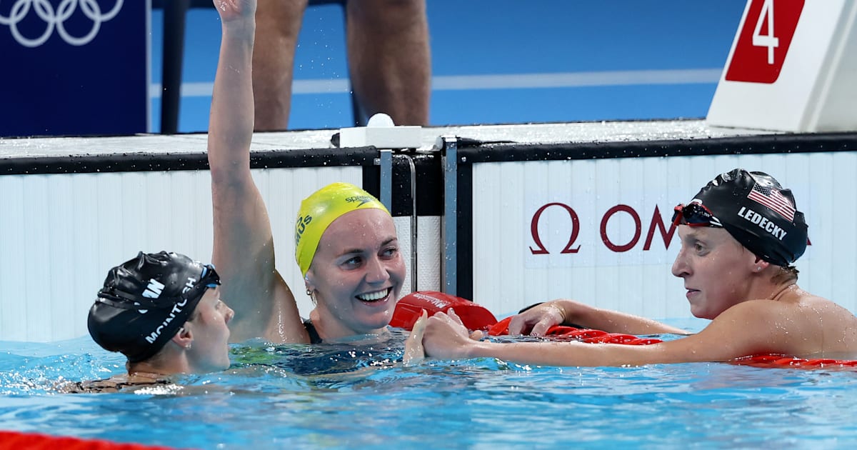 Swimming: Australia’s Ariarne Titmus claims second consecutive gold in ‘Race of the Century ...