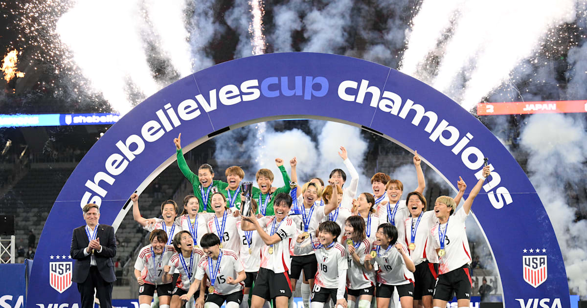 2025 SheBelieves Cup: Japan defeat USA for first time in 13 years to lift trophy