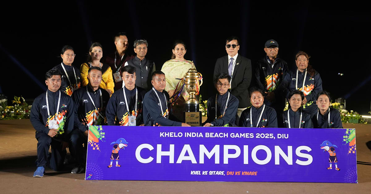 Khelo India Beach Games 2025 medal tally - full list