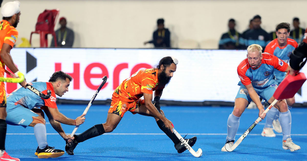 Shrachi Rarh Bengal Tigers vs Delhi SG Pipers highlights | Hockey India League 2024-25