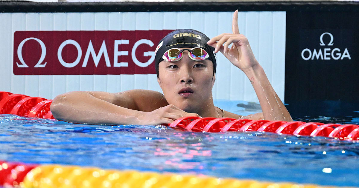 Swimming, World Aquatics Championships 2024: Kim Woo-min leads from ...