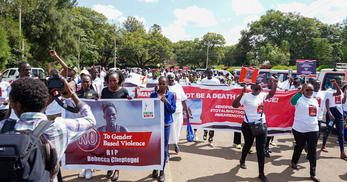 Kenyan athletes hold procession in honour of Ugandan Olympian Rebecca ...