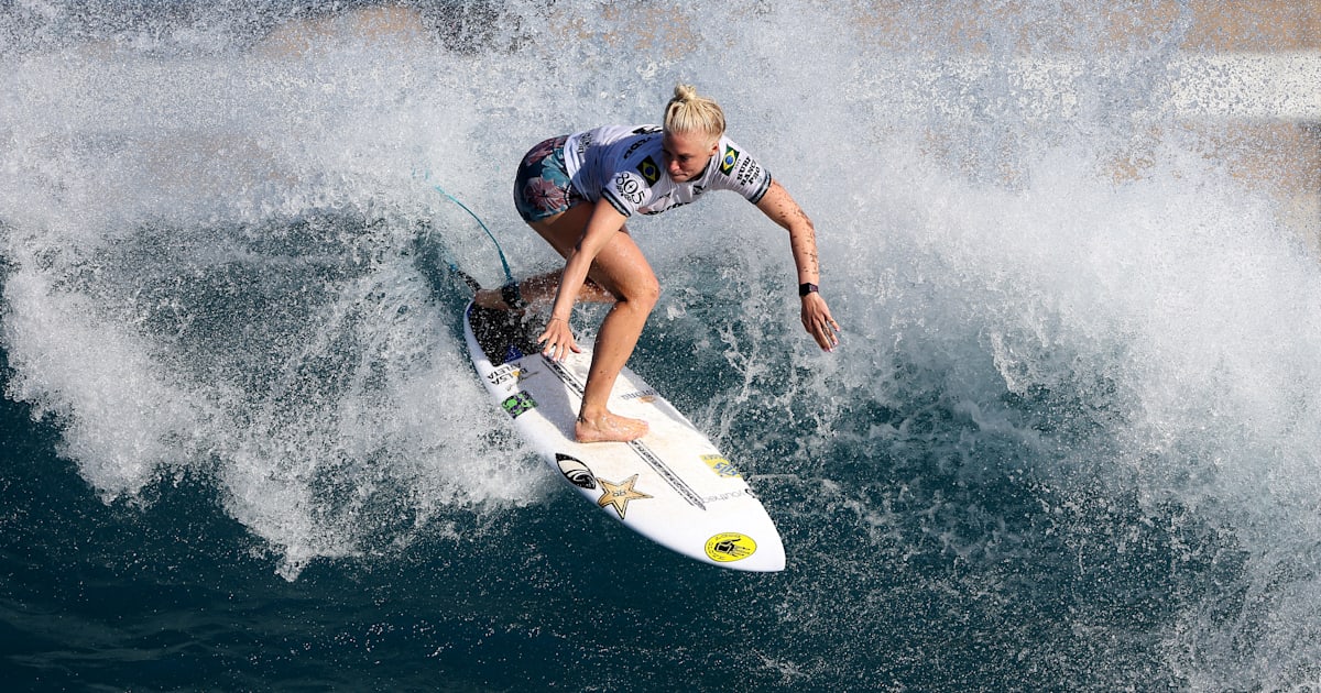 Tati Weston-Webb é campeã dos Jogos Mundiais de Surfe ISA 2023
