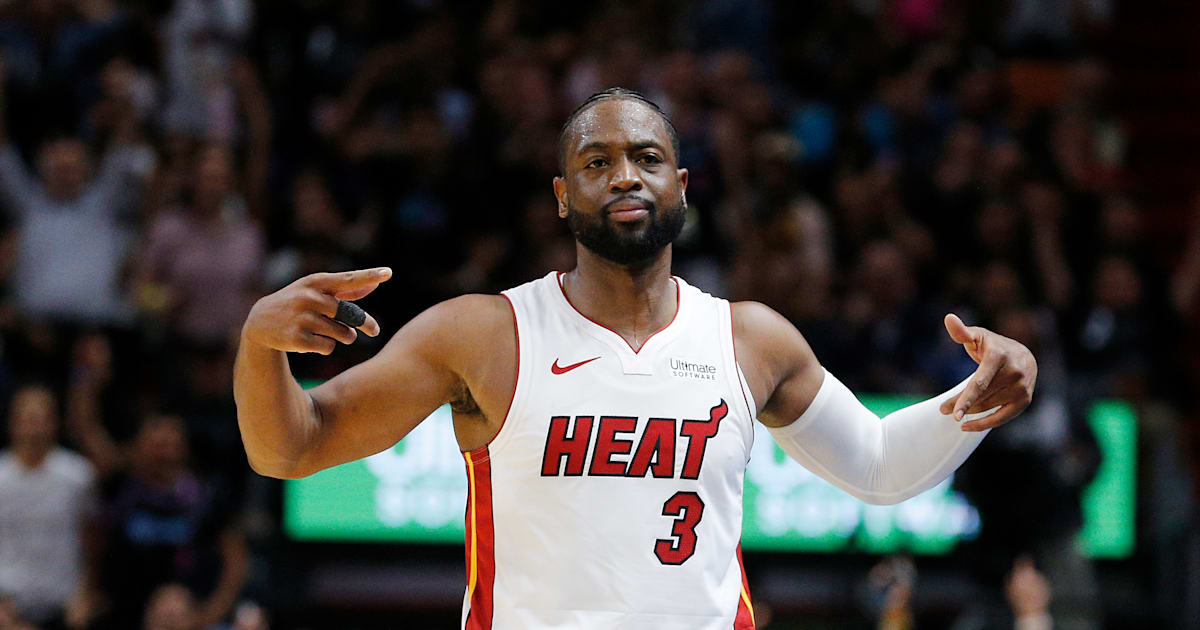Miami Heat legend Dwyane Wade honoured with statute at home arena