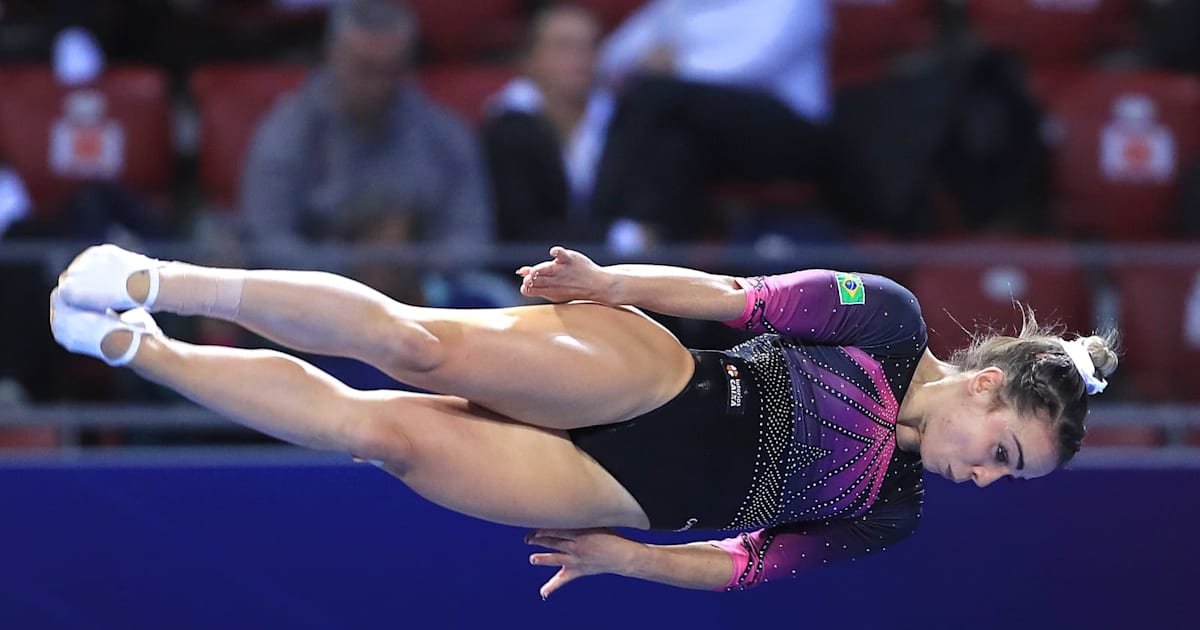 Camilla Lopes quer 'explosão' da ginástica de trampolim no Brasil