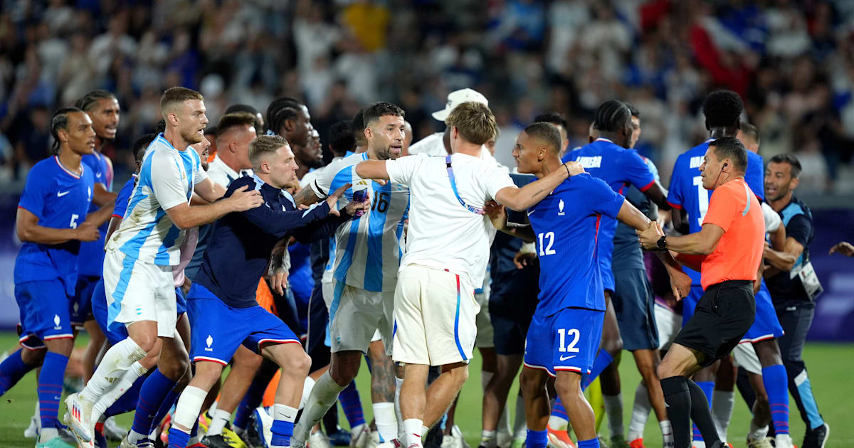 FRA v ARG - Men's Quarter Final | Football | Olympic Games Paris 2024