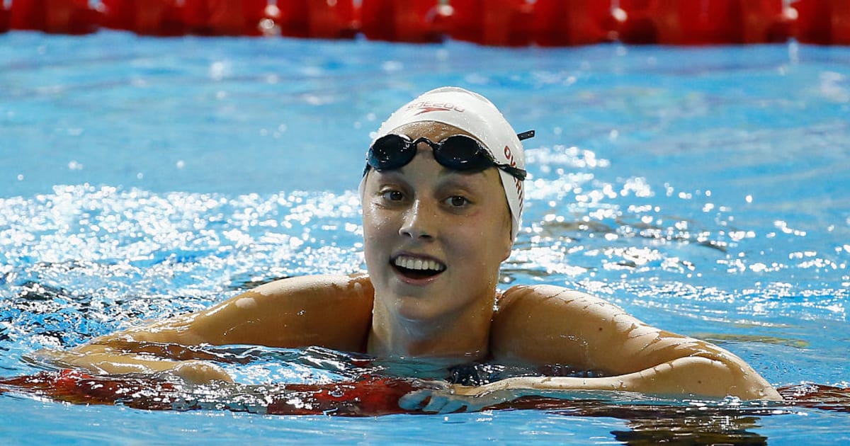 Emily Overholt is swimming in high spirits again