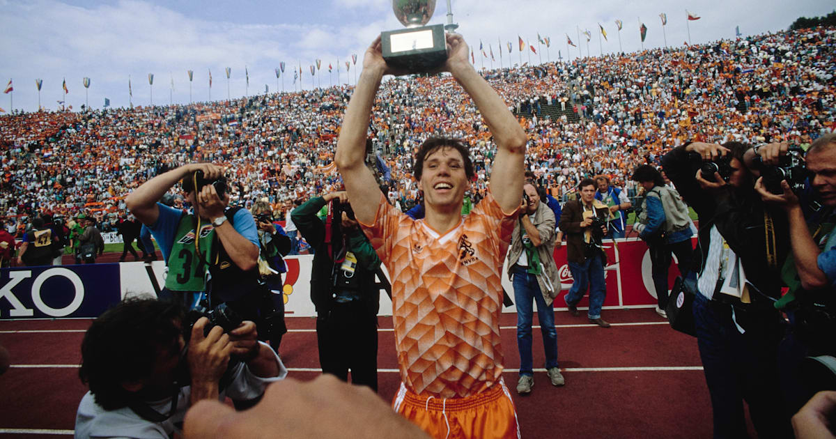 EURO 2024: Football legends Andres Iniesta, Marco van Basten, and Peter ...