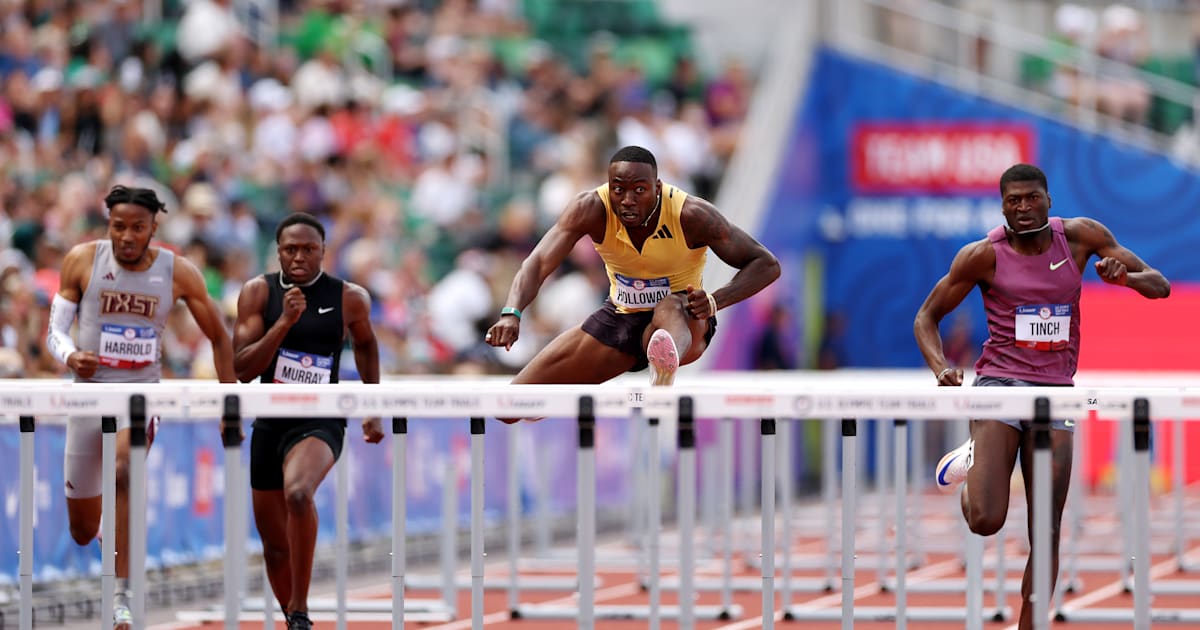 U.S. Olympic Team Trials: Grant Holloway into 110m hurdles final ...