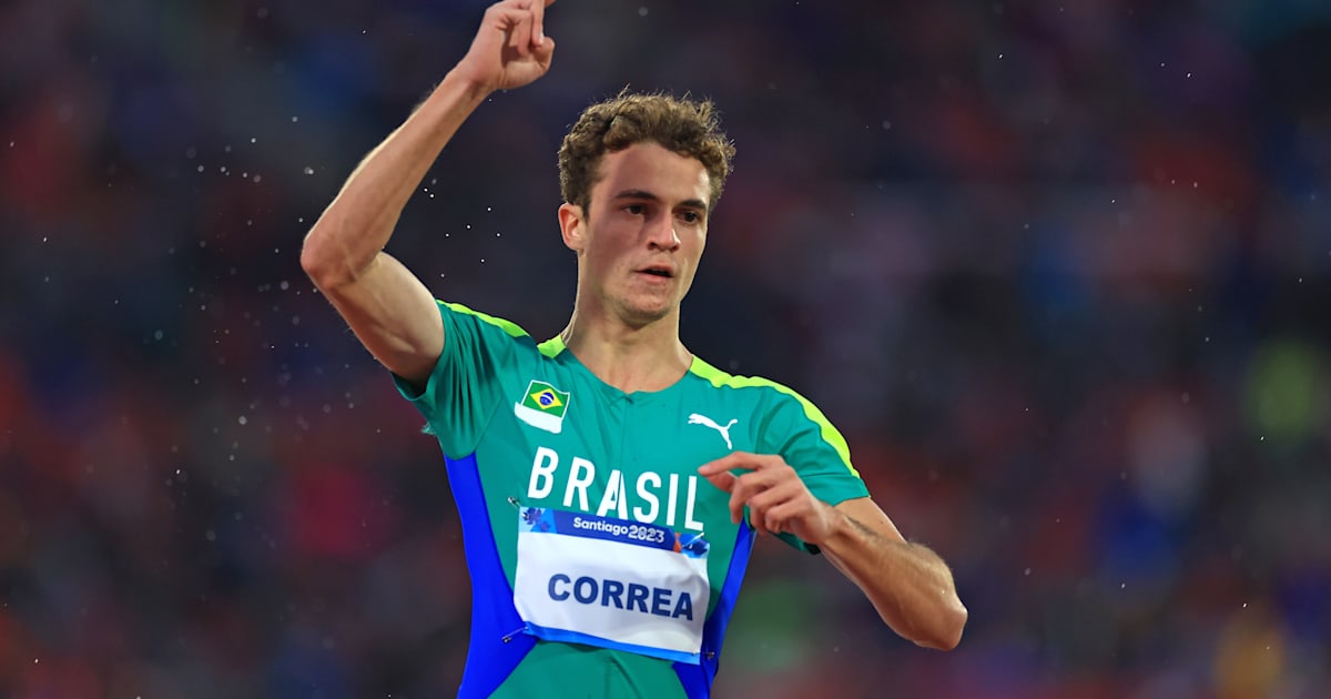 Santiago 2023 - Brazil's Renan Correa wins men's 200m at the Pan Am Games