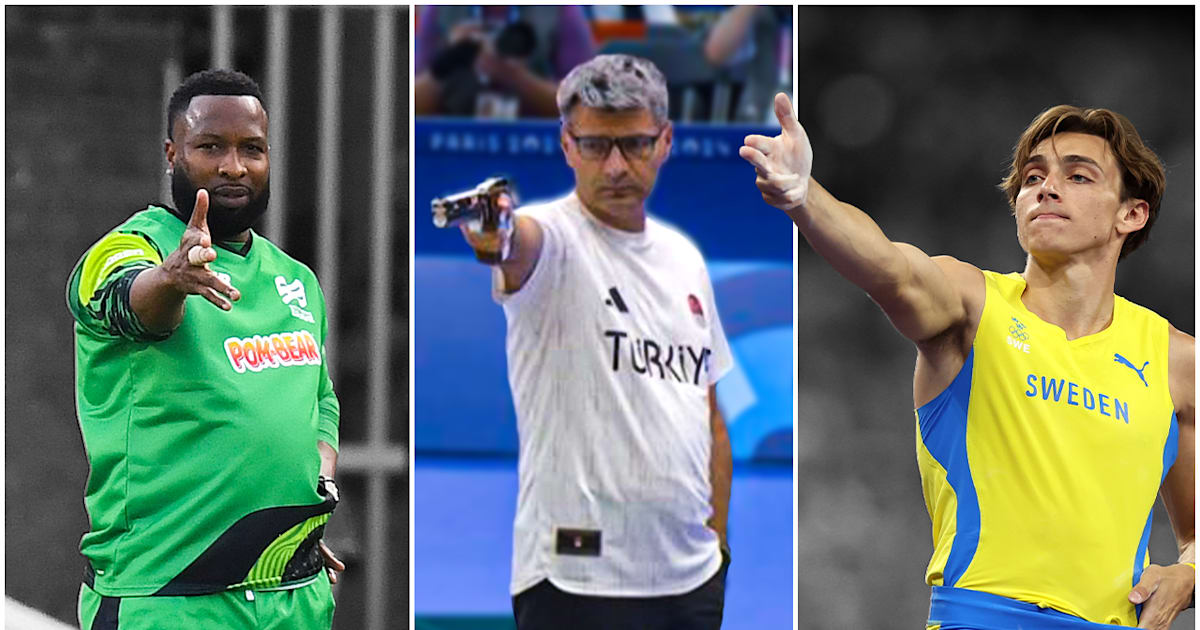 Yusuf Dikec celebration: From Mondo Duplantis to Kieron Pollard ...