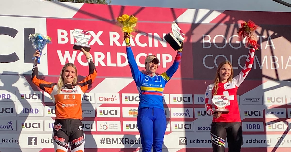 Mariana Pajon and Joris Daudet win 2022 UCI BMX Racing World Cup in Bogota - Round 8 results