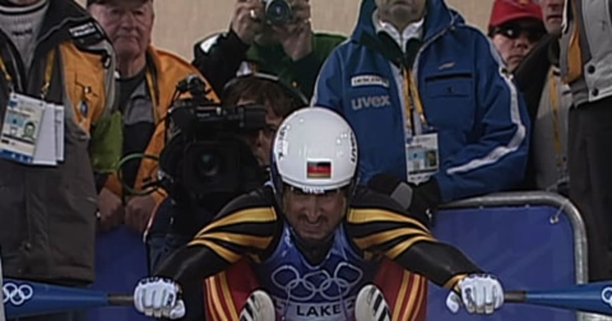 Georg Hackl Captures the Luge Silver Medal