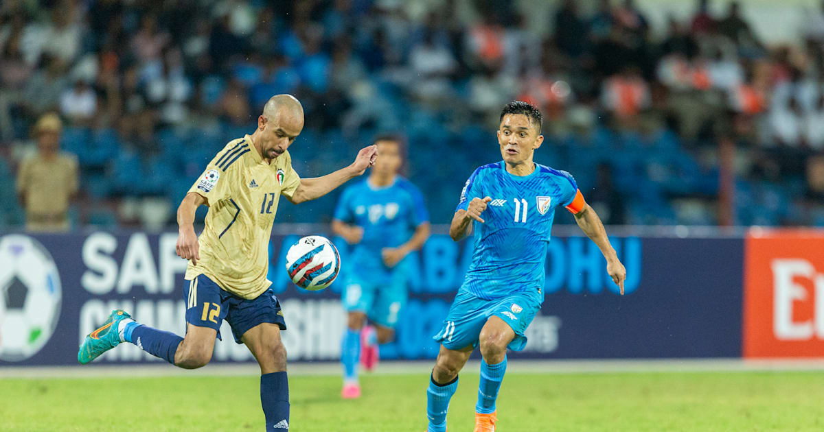 India vs Kuwait football, SAFF Championship 2023, result and score