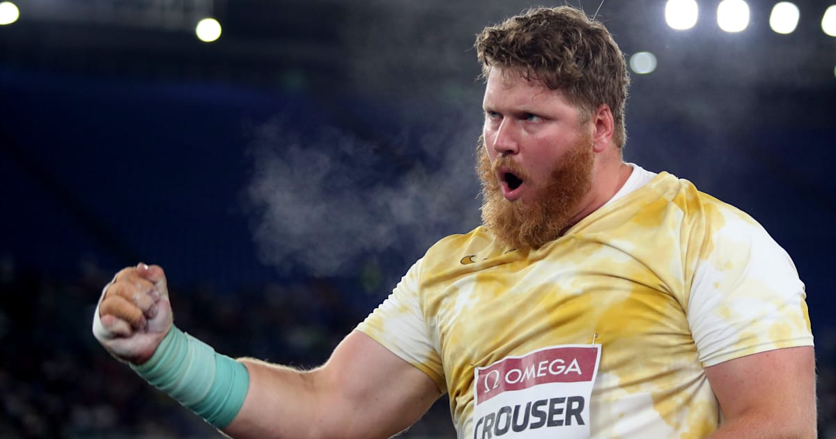 Ryan Crouser: Triple Olympic shot put champion announces engagement to longtime partner Megan Clark