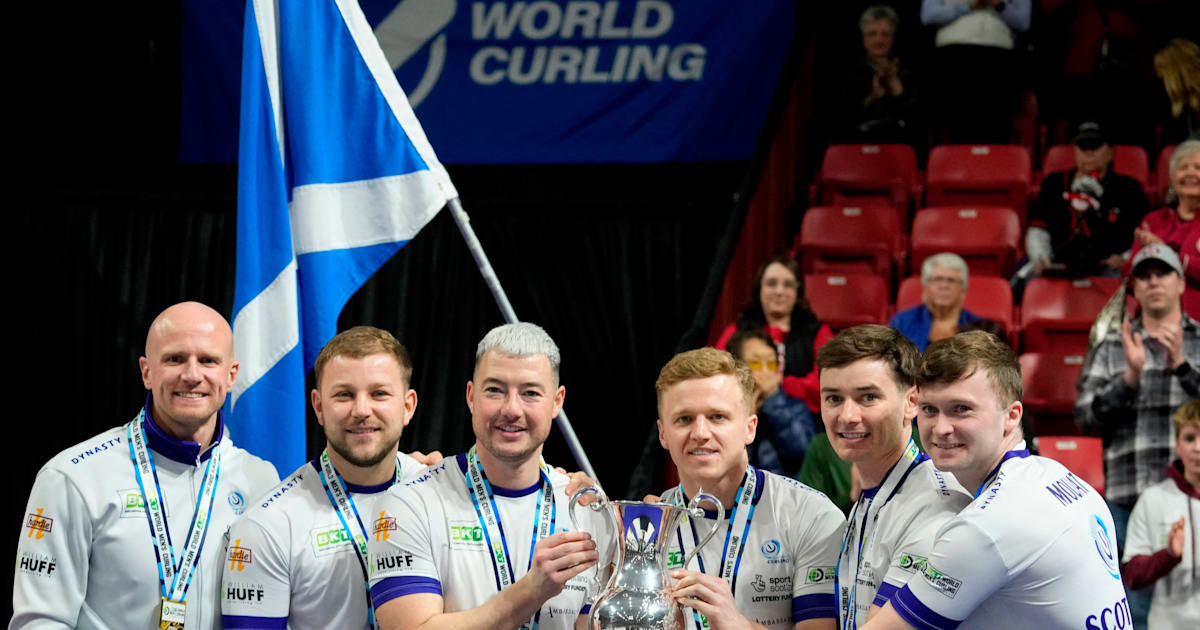 Scotland brush aside Switzerland to win World Men's Curling Championship