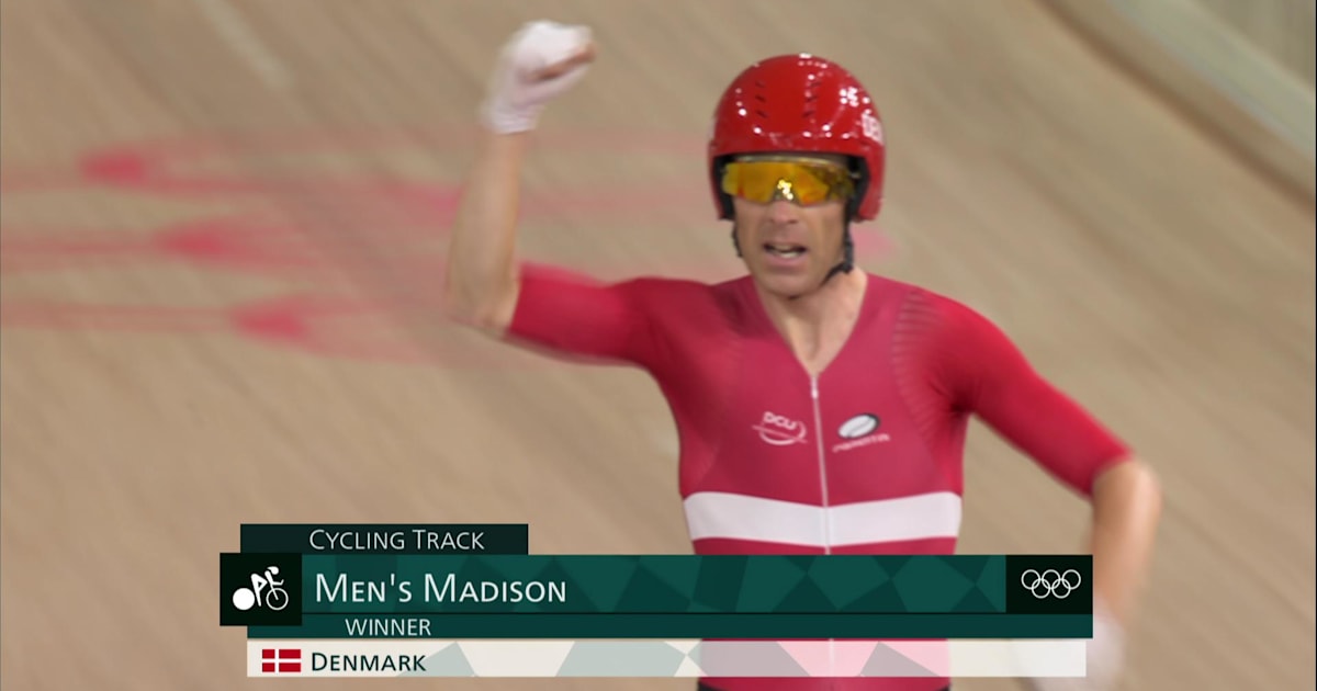 Medal Moment | Tokyo 2020: Cycling Track Madison Team (DEN)