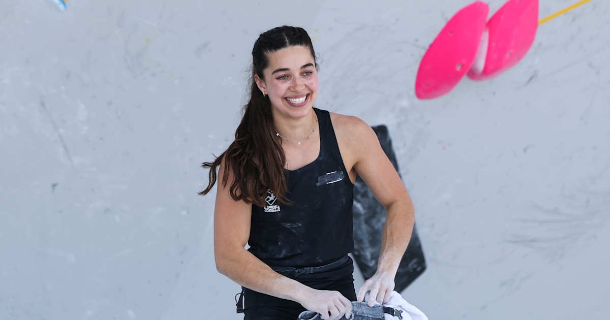 Olympic Qualifier Series Shanghai Boulder & Lead final: Brooke Raboutou ...