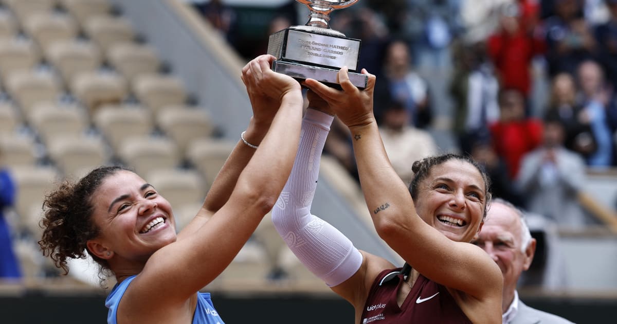 Roland-Garros 2025: Olympic champions Jasmine Paolini and Sara Errani ...