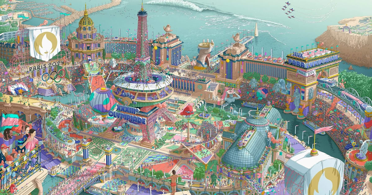 Paris 2024 - The Iconic Posters of Paris 2024