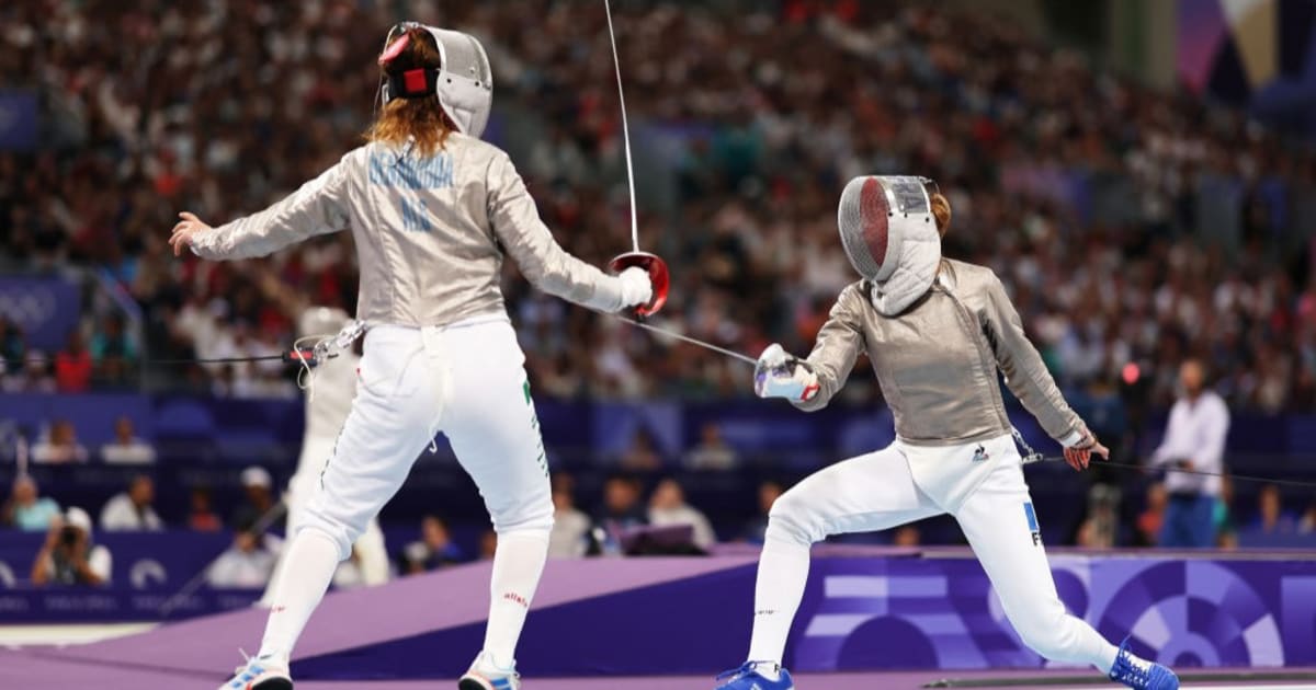 Blaue Fechtbahn: Damen Säbel Team | Fechten | Olympische Spiele Paris 2024