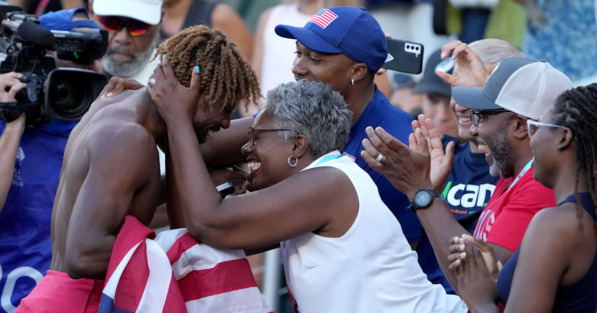 Noah Lyles' mother, Keisha Caine Bishop, on her son's track to Paris ...