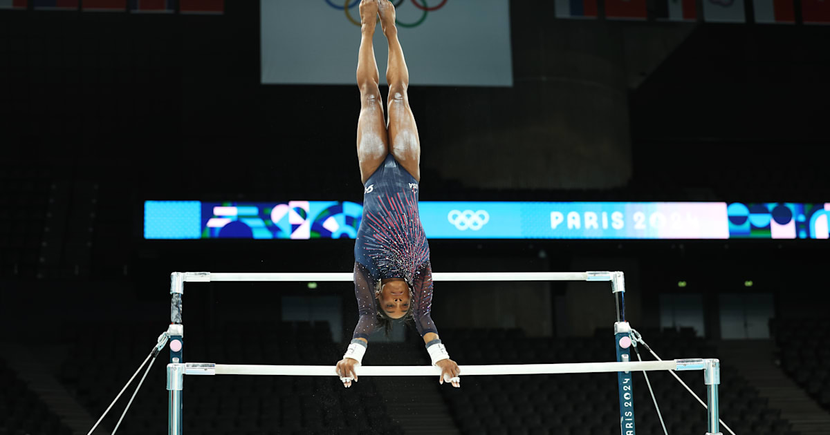 Paris 2024 Olympics: Simone Biles submits new element on the uneven bars