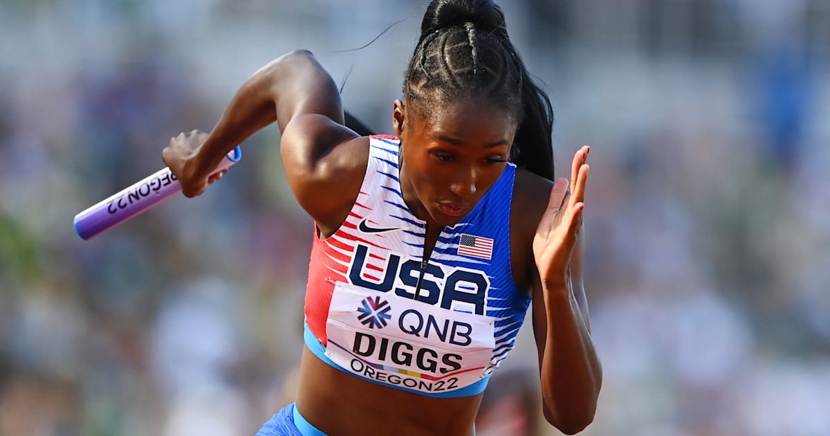 The Olympics run in Talitha Diggs' family, but she's charting her own ...
