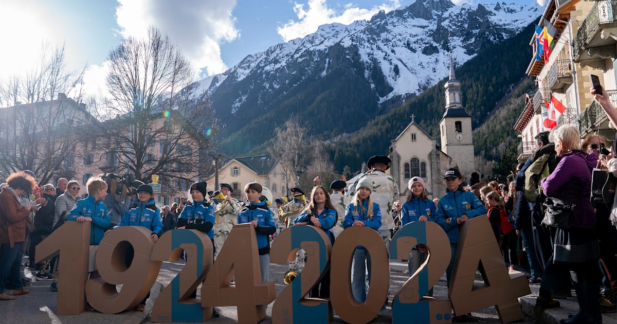 IOC President celebrates 100 years of Olympic Winter Games