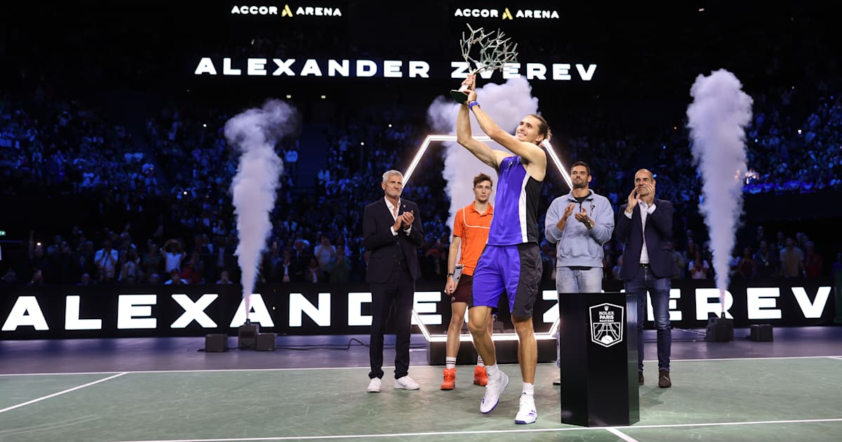 Alexander Zverev ist Champion der ATP Paris Masters 2024
