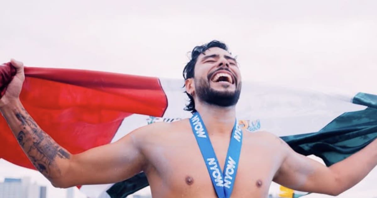 Natación en aguas abiertas: ¿Quién es David Olvera, el récord mexicano en la vuelta a Manhattan?