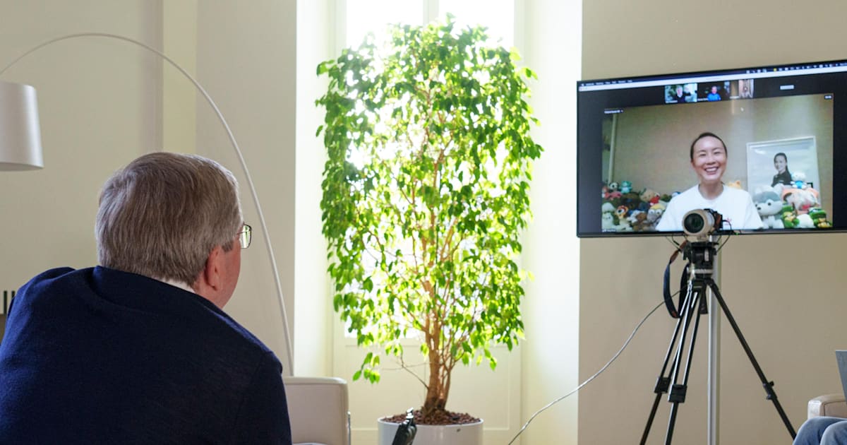 IOC President and IOC Athletes’ Commission Chair hold video call with ...