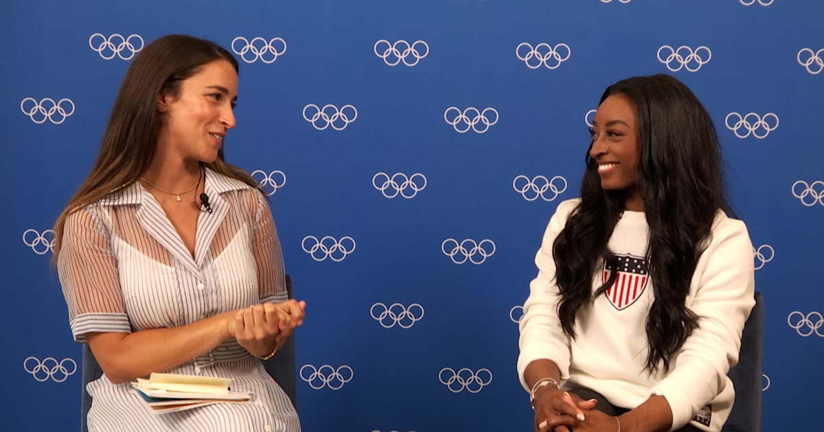 Simone Biles reflects on 'different' Paris 2024 experience with Aly ...