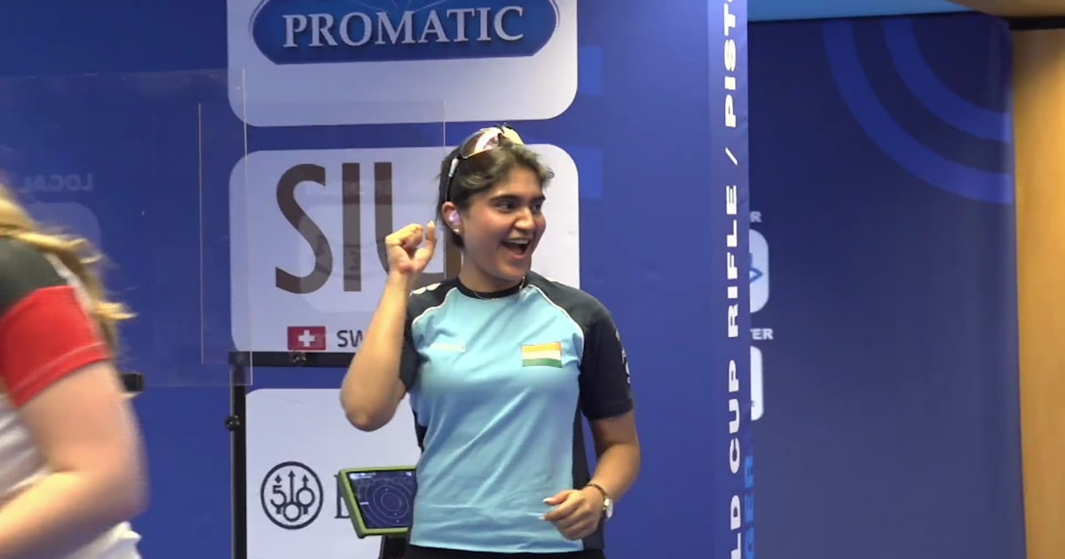 How Esha Singh broke the 25m pistol world record | ISSF World Cup 2026 ...