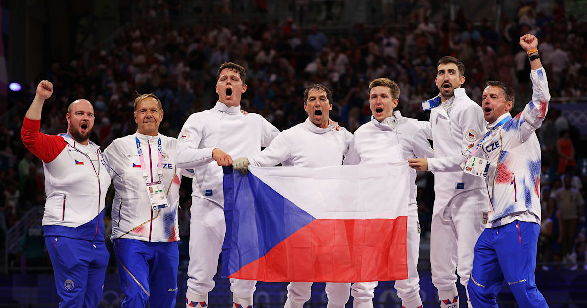 CZE-FRA - Men's Epee Bronze | Fencing | Olympic Games Paris 2024